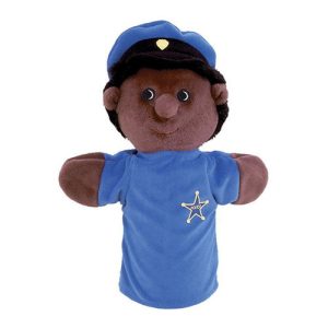 Get Ready Kids African American Police Officer Hand Puppet ...