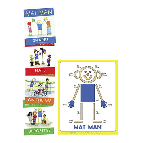 Handwriting Without Tears Mat Man Book Set, Grades PreK - K, Set of 4 ...