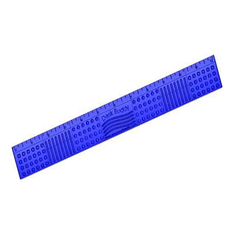 Desk Buddy Multi-Textured Tactile Chewable Ruler, Assorted Colors ...
