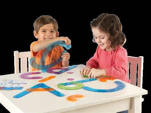 Learning Resources Letter Construction Activity Set, 60 Pieces ...