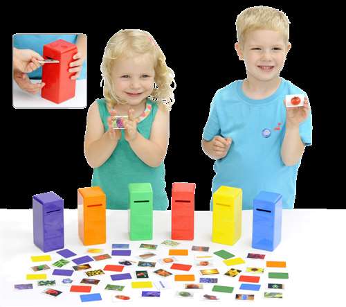 Educational Advantage Color Posting Game | SensoryStore.com