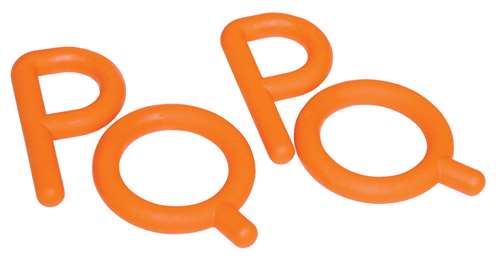 Speech Pathology LLC P and Q Chewy Tube Set, Orange, Set of 2 ...